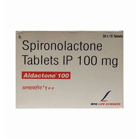 Aldactone Spironolactone Tablet At Rs 26strip In Ambala Id 25867217012