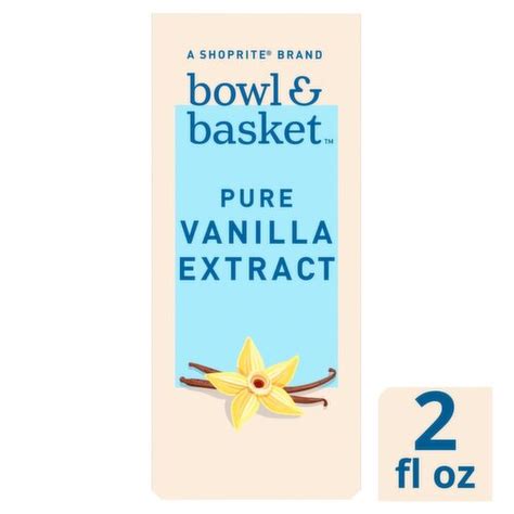 Bowl And Basket Pure Vanilla Extract 2 Fl Oz Shoprite