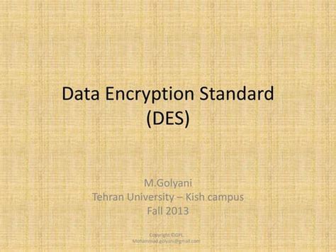 Encryption And Decryption Ppt