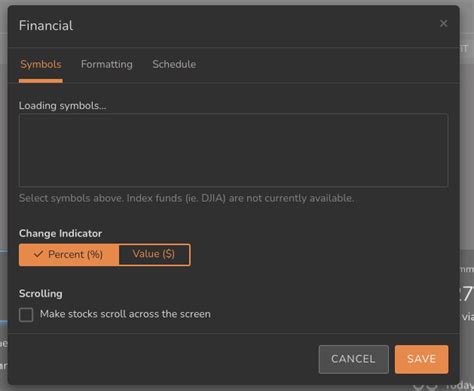 Tickers Are No Longer Showing Up In Block · Issue 1690 · Dakboard