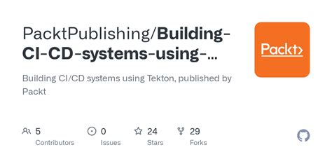 GitHub PacktPublishing Building CI CD Systems Using Tekton Building