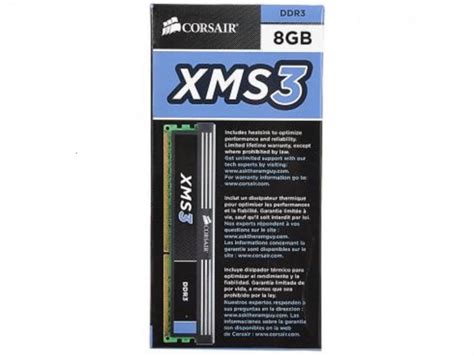 New Corsair Xms3 8gb Ddr3 1600mhz Pc3 12800 C11 Memory Ram Pc