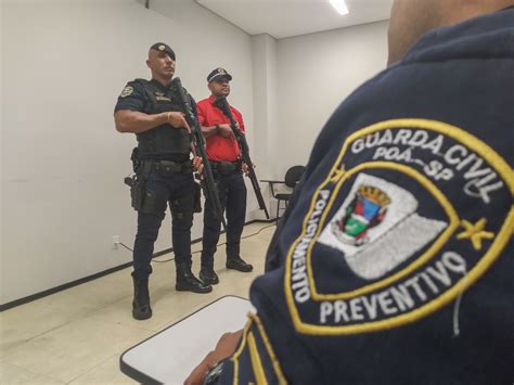 Agentes Da Gcm De Poá São Capacitados Para Uso De Arma Calibre 12