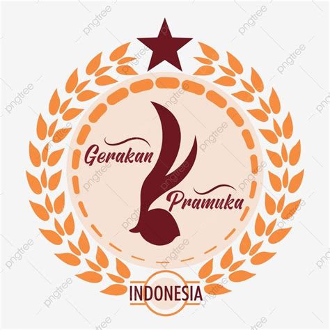 Gambar Lencana Lambang Gerakan Pramuka Indonesia Png Gerakan Pramuka