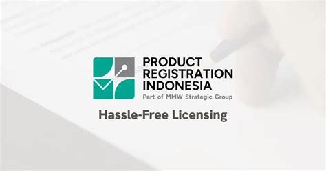 Product Registration Indonesia Hassle Free Licensing