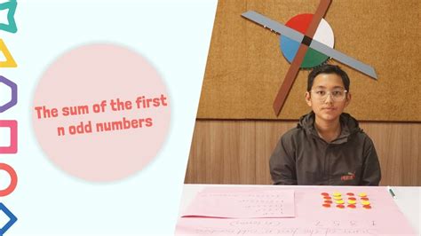 Sum Of The First N Odd Numbers Activity Based Learning Imperial