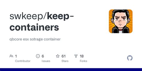 GitHub Swkeep Keep Containers Qbcore Esx Sotrage Container