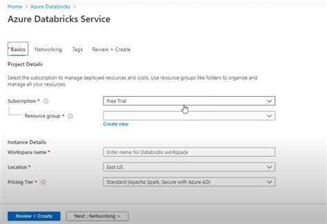 Create An Azure Databricks Workspace Using Azure Portal Cloudops Now