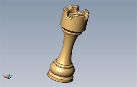 Solidworks教程57如何在solidworks中使用solidworks轻松设计象棋。solidworks 2014模型图纸免费