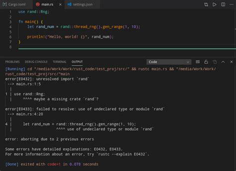Visual Studio Code Full Rust Setup In VSCode Atom Issue Stack Overflow