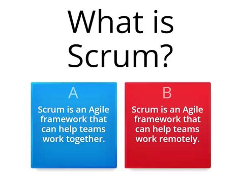 Scrum Methodology Starter Quiz
