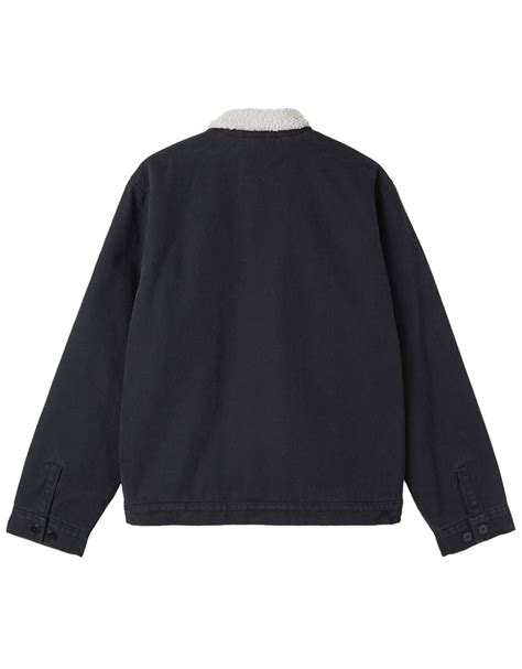 Dickies Dickies Duck Canvas Deck Jacket Stone Washed Black Blousons