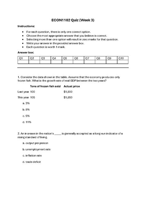 macro in tutorial quiz 1 econ1102 quiz week 3 instructions for