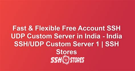 free ssh udp custom server in india india ssh udp custom server 1