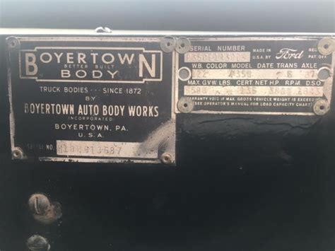 1961 Ford Shorty Step Van For Sale Photos Technical Specifications