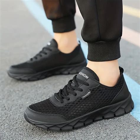 Mens Breathable Lightweight Casual Shoes Wear Resistant Non Temu New