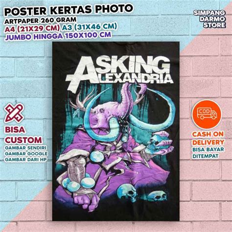 Jual Poster Asking Alexandria Aa Terbaru Tersedia Berbagai Ukuran A4
