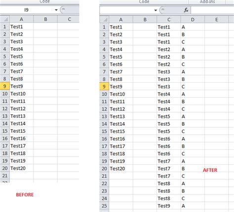 Vba How To Duplicate And Add More Repeated Contents To Multiple