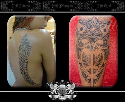 Maori Polynesian Style Tattoos