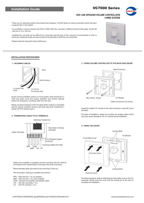 Volume Control Diagram Schema Digital