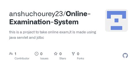 GitHub Anshuchourey Online Examination System This Is A Project To Take Online Exam It Is