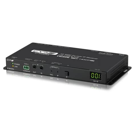 RCB Logic CYP IP 9000RX 4K60 AV Over IP Receiver