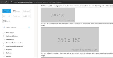 Bug Fluentui Demo Page For Image Has Blank Images In The Examples Issue Microsoft