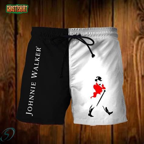 Basic Johnnie Walker Hawaiian Beach Shorts