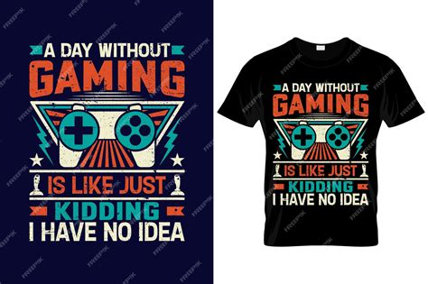 Premium Vector Gaming Tshirt Design Vintage Gaming Tshirt Design