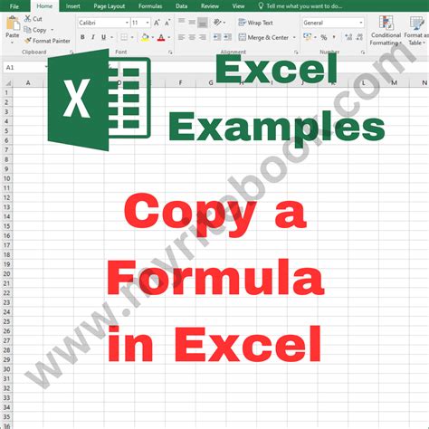 Excel Example Copy A Formula In Excel Myritebook Learn Tutorials
