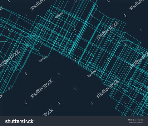 Line Structure Background Stock Vector Royalty Free 551602495
