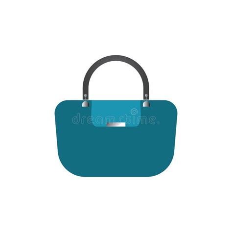Fondo Vectorial Del Icono De La Bolsa De Mujer Ilustración Del Vector