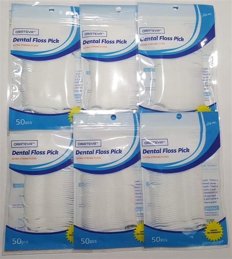 Qualiall Dental Floss Picks 4 Packs 108pcs Bag Bulk