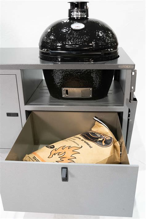 Duo Grill Cart For Big Green Egg Kamado Joe And Primo Matchless