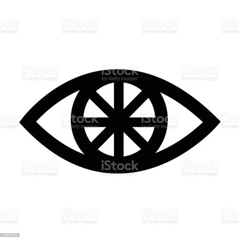 眼睛圖示說明向量圖形及更多人體部分圖片 人體部分 健保和醫療 圓形 Istock