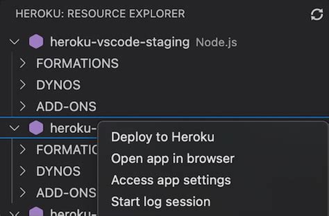 View App Logs In Vs Code Heroku Dev Center