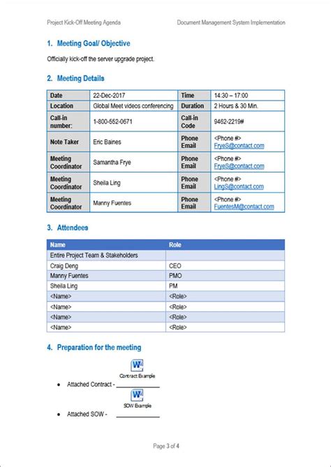 Meeting Templates 21 Templates Itsm Docs Itsm Documents And Templates
