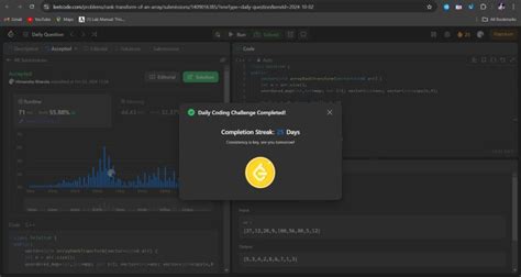 Himanshu Kharola On Linkedin Leetcode Dailyleetcodeproblem Problemsolving Consistency