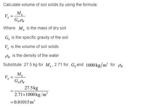 Answered A Volume Of Undisturbed Soil 0015 M3 Bartleby