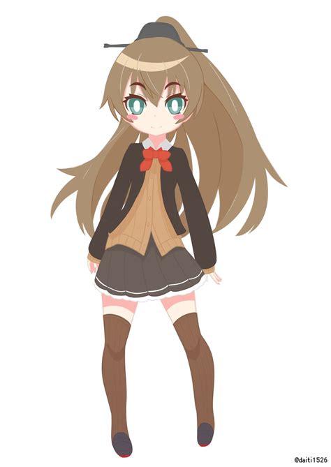 熊野艦隊これくしょん 「くまのん 」大地のイラスト