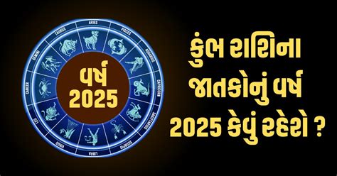 Aquarius Horoscope 2025 Kumbh Varshik Rashifal 2025 કુંભ રાશિના જાતકો