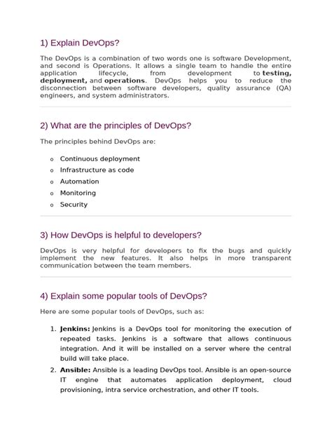 Devops Interview Question Pdf Cloud Computing Version Control