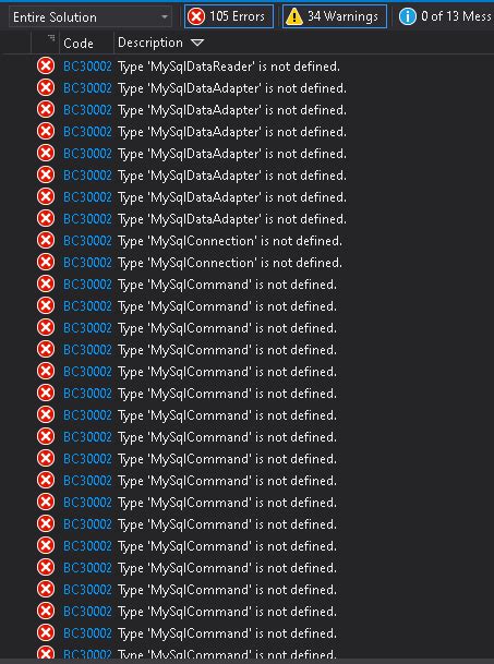 Mysqldatamysqlclient Shows Confusing Error Stack Overflow