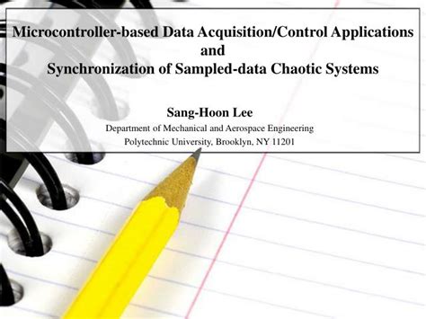 ppt microcontroller based data acquisition control applications and