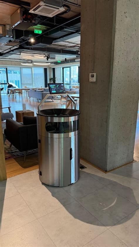 Public Spaces Smart Bin Ameru Revolutionizing Waste Management With