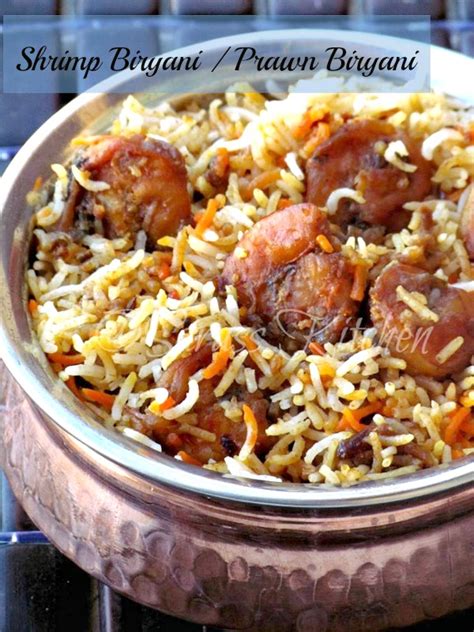 Hyderabadi Shrimp Biryani Shrimp Dum Biryani Prawn Dum Biryani