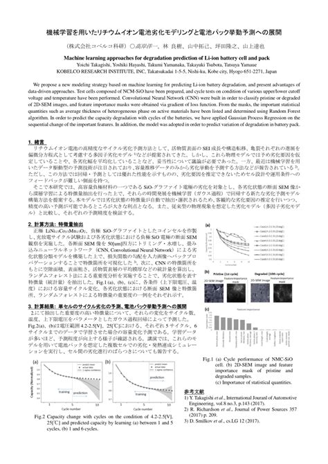 Pdf Machine Learning Approaches For Degradation Prediction Of Li Ion