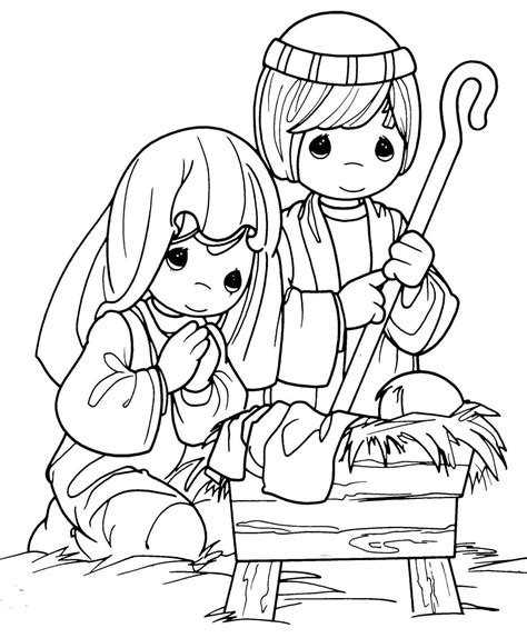 Free Printable Nativity Story Coloring Pages Free Printable