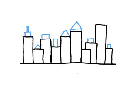 how to draw a city skyline 3 ways craftsy