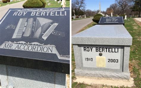 Grave Sightings Roy Bertelli Mr Accordion Mental Floss